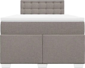 Box spring postel s matrací taupe 120x190 cm textil 3285845