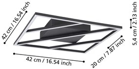 Eglo 900596 - LED Stmívatelné stropní svítidlo ULISANO LED/21W/230V + DO