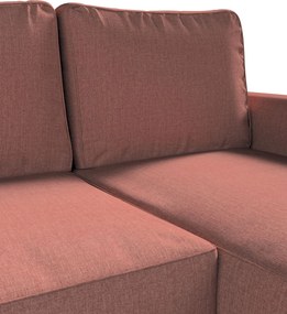 Potah na pohovku IKEA Backabro rozkládací se šezlongem barva hnědá látka pletený vzor