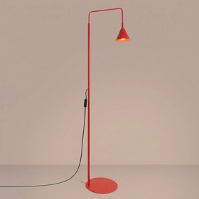 Sollux Lighting Stojací lampa NOX červená