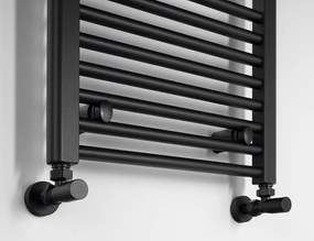 Aqualine Direct otopné těleso rovné boční připojení 450 x 1320 mm černá mat ILR34B