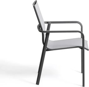 Šedá zahradní židle Canea – Kave Home