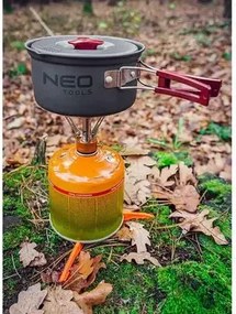 NEO TOOLS 63-146 šedá / Sada nádobí 7v1 Turistická / hliník / hrnec |