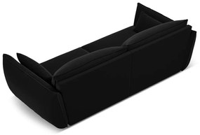 Černá sametová pohovka 208 cm Vanda – Mazzini Sofas