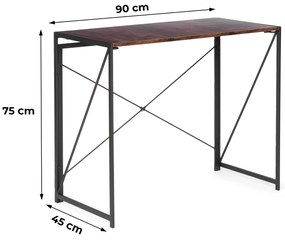 Moderní počítačový stůl v podkroví