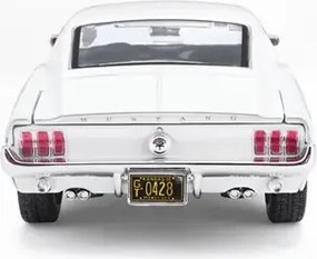 Maisto - 1968 Ford Mustang GT Cobra Jet, bílá, 1:18