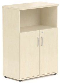 NABYTEK-DESIGNOVY.CZ - S382 03 - Kancelářská skříň Komfort, 80x38,5x113 cm, dveře 2/3 , calvados