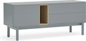 Modro-šedý TV stolek 140x56 cm Corvo – Teulat