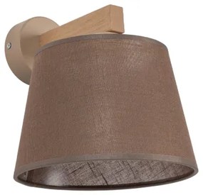Brilagi - Nástěnná lampa LATTE SABIA 1xE27/15W/230V borovice/hnědá