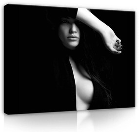 Postershop Obraz na plátně: Tajemná žena (3) - 80x60 cm
