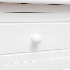 Psací stůl bílý 110 x 45 x 76 cm dřevo 284157