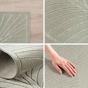 Zelený vnitřní a venkovní koberec 80x150 cm Nova 1203 – Ayyildiz Carpets