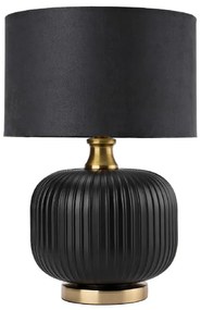 Černá stolní lampa TAMIZA 48 cm