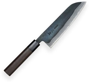 nůž Kamagata / Santoku 170 mm - KIYA - Suminagashi - Damascus 11 layers