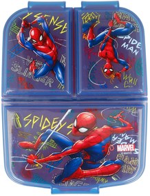 Multibox na svačinu Spiderman se 3 přihrádkami - motiv Grafiti