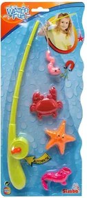 SIMBA Hra Rybář magnetická / Společenská hra / prut 36 cm / 3 zvířátka