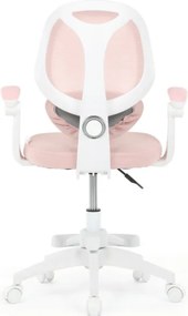 Dětská otočná židle růžová KA-W8008 PINK