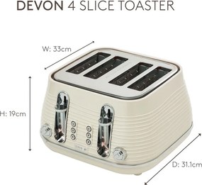 Krémový topinkovač Devon – Haden