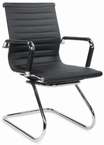 ADK TRADE s.r.o. Konferenční židle ADK Deluxe Skid, černá