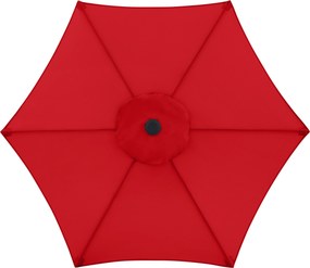 Doppler LIFE zahradní slunečník 180 cm červená