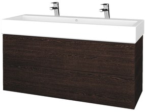 Dřevojas Koupelnová skříň VARIANTE SZZ2 120 Varianta: N01 Bílá lesk / N08 Cosmo