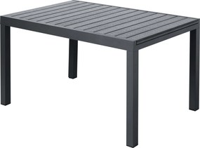 Livarno® Hliníkový rozkládací stůl Miami, 140–200 x 90 cm, antracitová