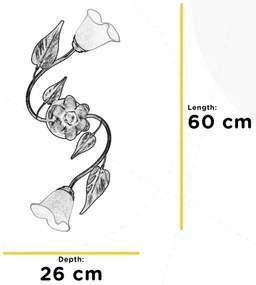 ONLI - Stropní svítidlo MIRANDA 2xE14/6W/230V
