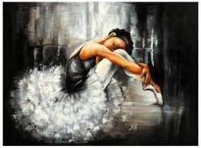 Gario Ručně malovaný obraz Spící baletka Rozměry: 100 x 70 cm