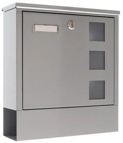 Rottner poštovní schránka LAGO stříbrná