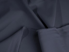 Biante Dekorační oválný ubrus Rongo RG-066 Tmavě šedý 120x160 cm
