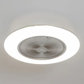 Brilagi - LED Stmívatelné svítidlo s ventilátorem AURA LED/38W/230V stříbrná +DO