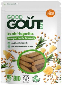 Good Gout Mini bagetky s rozmarýnem a sýrem BIO 70 g