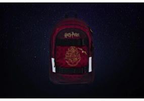 BAAGL Školní batoh Skate Harry Potter Bradavice vínový