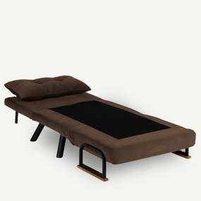 Atelier del Sofa 1-místná pohovka Sando Single - Brown, Hnědá