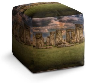 Sablio Taburet Cube Stonehenge: 40x40x40 cm