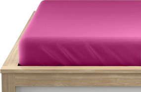 Jersey prostěradlo purpurové 200 x 200 cm