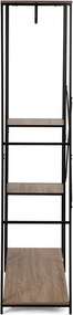 Černá ocelová předsíňová sestava 90x170x40 cm Aris – Bonami Essentials