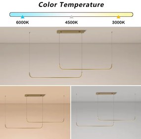 Immax NEO 07228L - LED Stmívatelný lustr na lanku PATTINI LED/53W/230V Tuya+DO