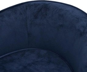 Pohovka pro psy modrá 69 x 49 x 40 cm plyš 171023