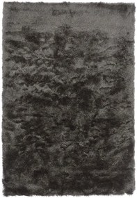 Černý koberec Chao Graphite Rozměry: 65x135 cm