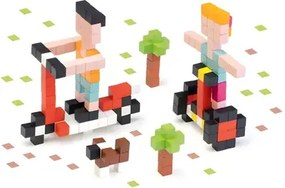 CUBIKA Mozaika Pixel Rychlá kola / 200 dílků 1x1 cm / od 7 let