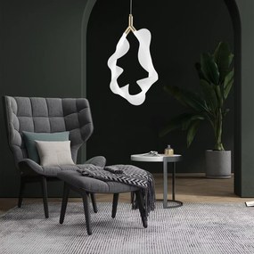 Toolight Designové LED osvětlení G013-1CP zlatá/bílá