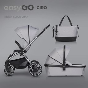 Kombinovaný kočárek EasyGo Giro 2v1 Cloudy Gray
