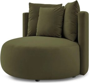 Zelené sametové křeslo Cesar – Bobochic Paris