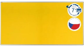 Textilní nástěnka EkoTAB 200 x 100 cm - žlutá