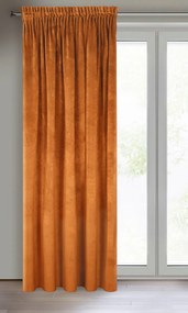 ZATEMŇOVACÍ ZÁVĚS NA PÁSCE RIA 140X270 CM ORANŽOVÁ