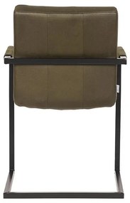 LABEL51 jídelní židle DENMARK zelená Color: Army green UK-30.247