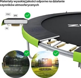ZIPRO Jump Pro OUT Trampolína 4FT 127 cm / s venkovní síťí