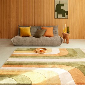 Tribeca Design Kusový koberec Inxs Retro Green Rozměry: 200x290 cm