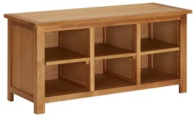Botník 90 x 37 x 45 cm masivní dubové dřevo 289189